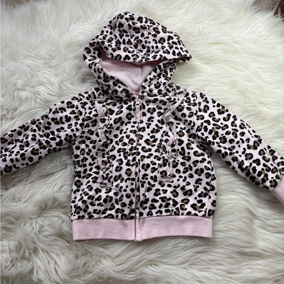 Shirts & Tops | Leopard Print Kids Zip Up Jacket | Poshmark